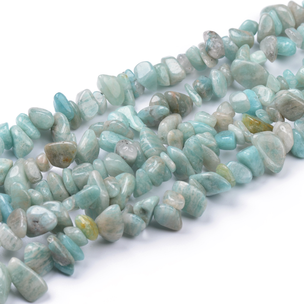 Brazil Amazonite Chips, 32 Inches