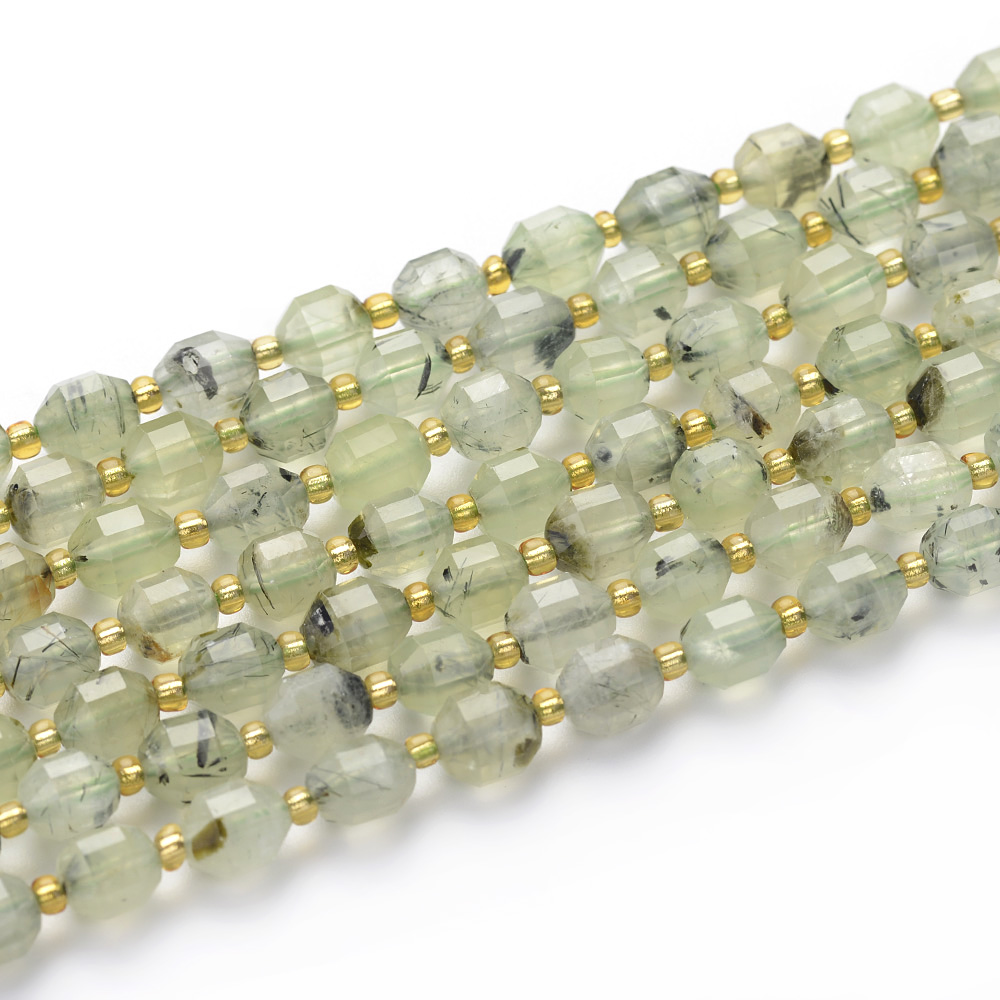 Perodit Faceted Energy Column Beads with Spacer